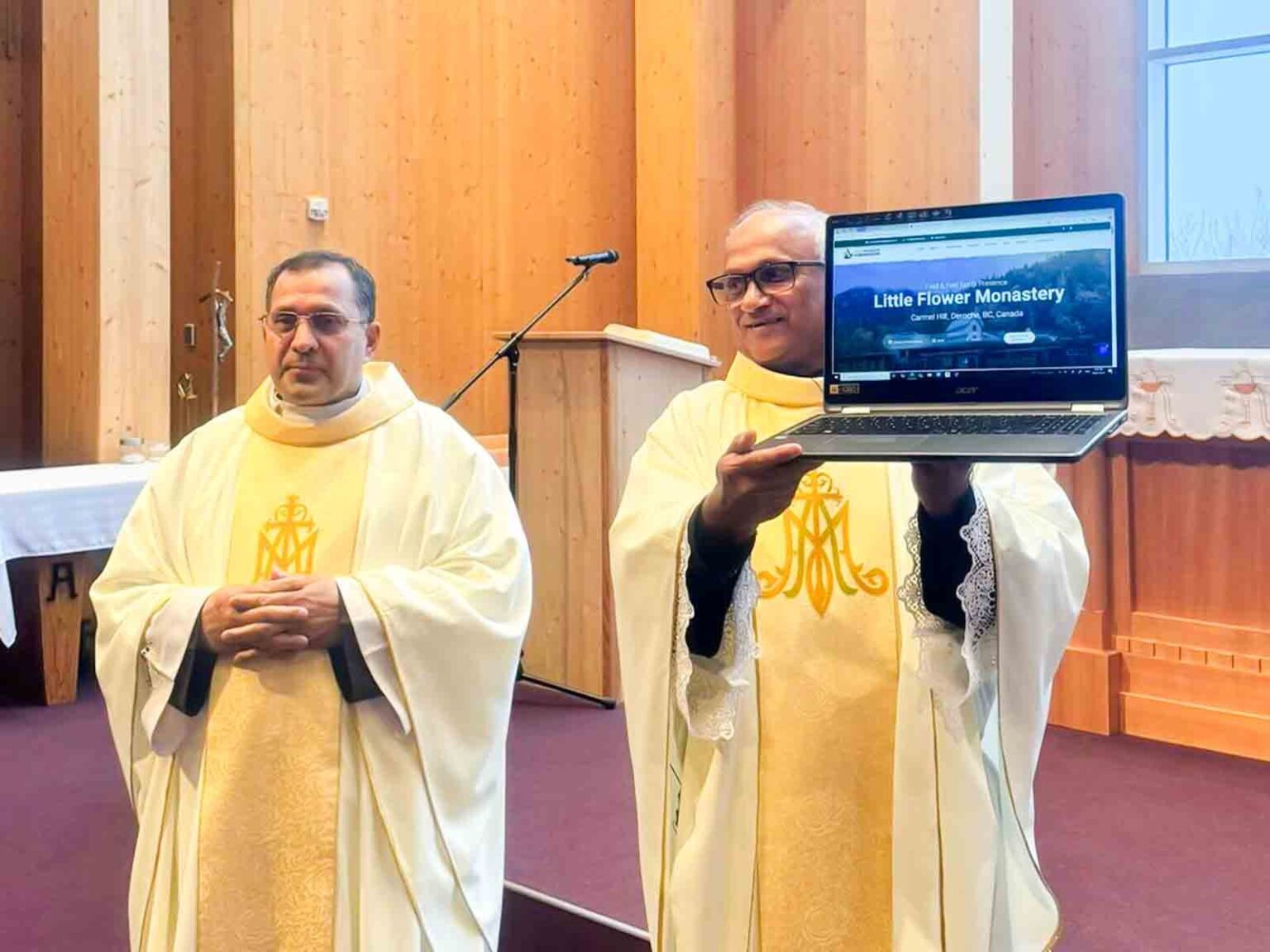 Little Flower Monastery, Canada Launches New Website - Canadian ...
